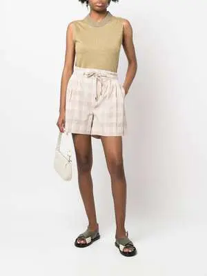 Woolrich Check-print Seersucker Shorts