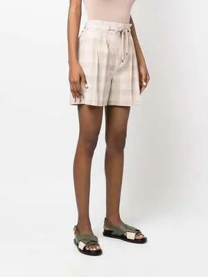Woolrich Check-print Seersucker Shorts