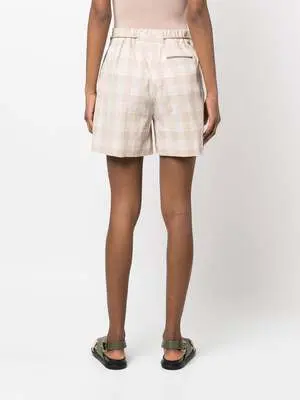 Woolrich Check-print Seersucker Shorts