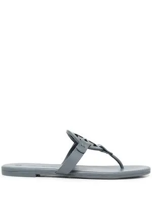 Tory Burch Miller Leather Sandal Blue