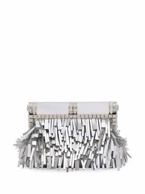Dolce & Gabbana Silver Tone Clutches For Women