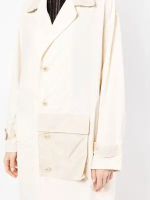 Y’s Single-breasted Button-up Coat