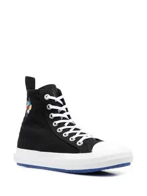 COUNTY OF MILAN Marcelo Burlon Cross Vulcanised High-top Sneakers
