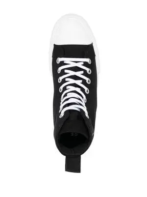 COUNTY OF MILAN Marcelo Burlon Cross Vulcanised High-top Sneakers