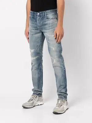 John Elliott The Cast 2 Slim Fit Jeans - Blue