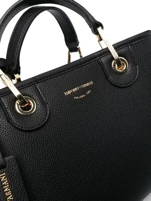 Emporio Armani Logo Tote Bag - Black