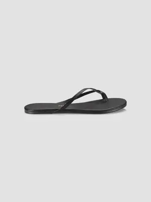 Tkees Riley Leather Flip Flops - Sable