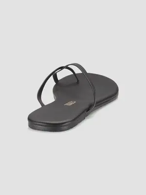 Tkees Riley Leather Flip Flops - Sable