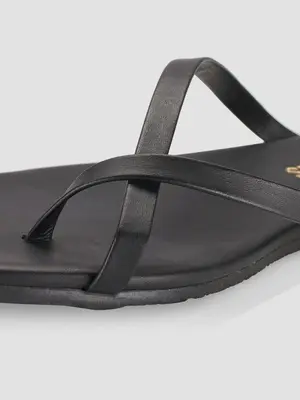 Tkees Riley Leather Flip Flops - Sable