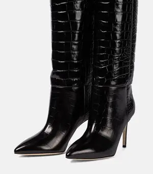 Paris Texas Knee-high Boots - Black