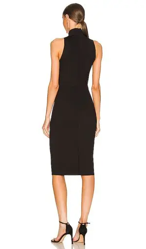 Commando Neoprene Turtleneck Midi Dress In Black - 30% Off | Editorialist
