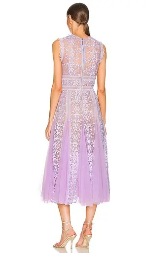 Bronx And Bronco Megan Midi Dress In Lavender In Violet - 52% Off |  Editorialist