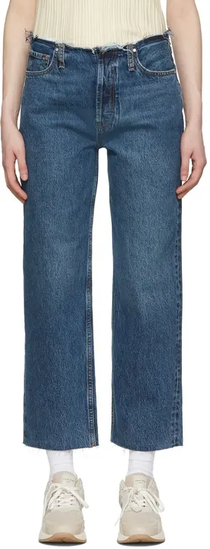 ANINE BING ANINE BING Blue Gavin 1999 Jeans - Washed Blue