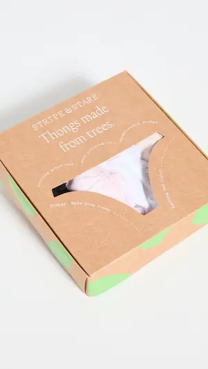 STRIPE & STARE Basics Thong 4 Pack Box - Multi