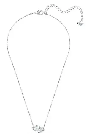 SWAROVSKI Mesmera Crystal Hearts Pendant Necklace - White