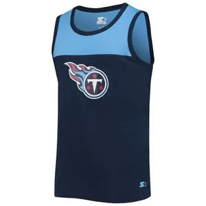 STARTER Tennessee Titans Graphic Tank Top - Navy