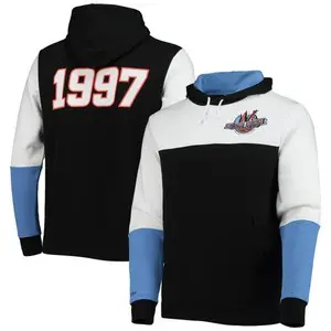 Mitchell & Ness 1997 All-star Game Colorblock Fusion Pullover Hoodie - Black