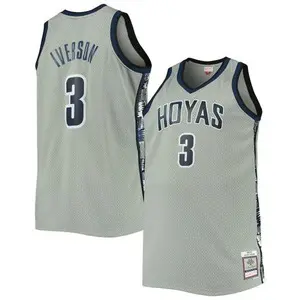 Mitchell & Ness Allen Iverson Georgetown Hoyas Big & Tall 1995/96 Replica Player Jersey