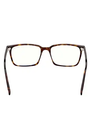 TOM FORD 55mm Rectangular Blue Light Blocking Eyeglasses