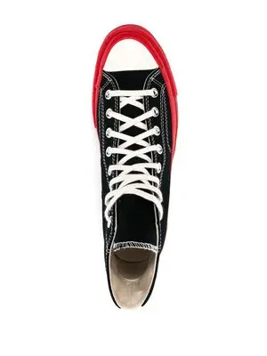CONVERSE X COMME DES GARONS PLAY Chuck 70 High-top Sneakers - Black