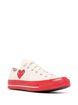CONVERSE X COMME DES GARONS PLAY Chuck 70 Low-top Sneakers - Red