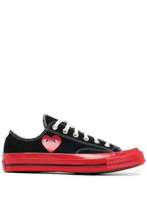 CONVERSE X COMME DES GARONS PLAY Chuck 70 Low-top Sneakers - Black