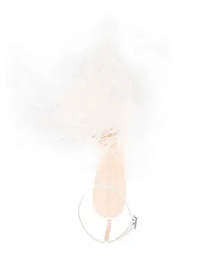 Magda Butrym Ostrich-feather Strappy Sandals