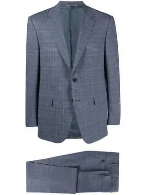 Canali Wool Plaid Blazer