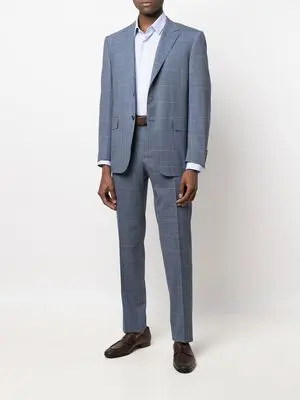 Canali Wool Plaid Blazer