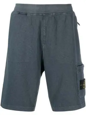 Stone Island Logo-patch Knee-length Shorts