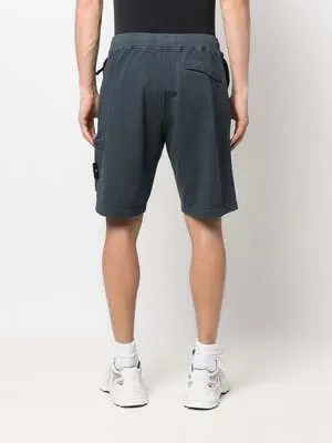 Stone Island Logo-patch Knee-length Shorts