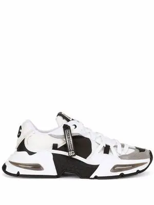 Dolce & Gabbana Airmaster Panelled Sneakers - White