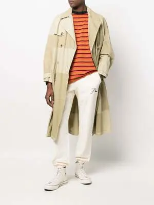 Rhude Logo-embroidered Track Pants - Neutrals
