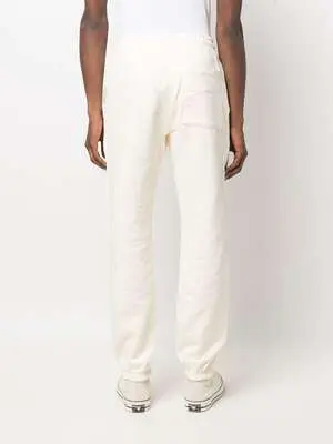 Rhude Logo-embroidered Track Pants - Neutrals