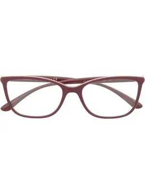 Dolce & Gabbana Rectangular Eyeglasses - Red