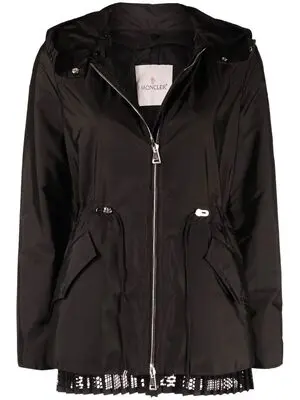 Moncler Baaba Lace-trimmed Parka