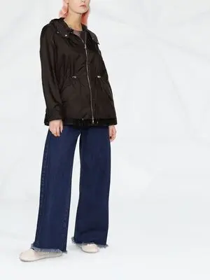 Moncler Baaba Lace-trimmed Parka