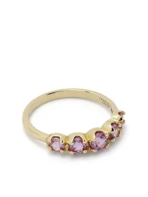 JENNIFER MEYER 18kt Yellow Pink Sapphire Ring - Gold