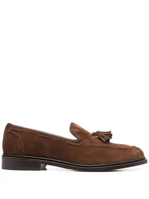TRICKER'S Elton Leather Slip-on Loafers - Brown