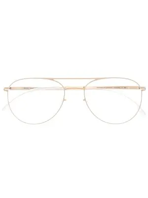 Mykita Niken Pilot-frame Eyeglasses - Gold