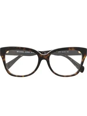 Michael Kors Palawan Square-frame Glasses - Brown