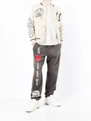 SAINT MXXXXXX X Vlone Logo-print Joggers