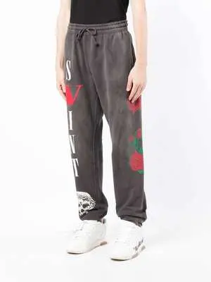 SAINT MXXXXXX X Vlone Logo-print Joggers