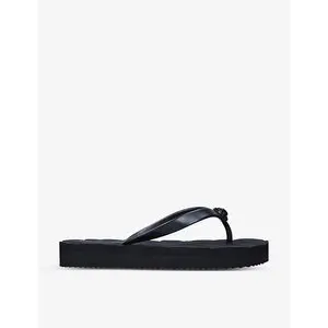 Kurt Geiger Kensington Q Two-post Rubber Flip Flops