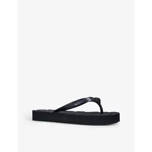 Kurt Geiger Kensington Q Two-post Rubber Flip Flops