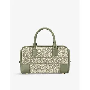 Loewe Ladies Brown And Red Amazona 23 Leather Shoulder Bag, Size: 15.5x23x9.7cm Green/avocado Green