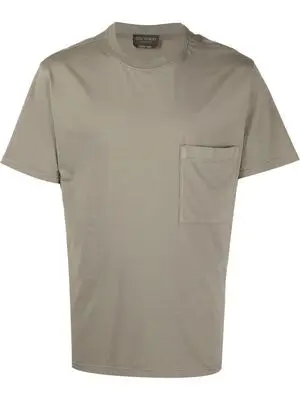 DELL'OGLIO Cotton Short-sleeve T-shirt - Green