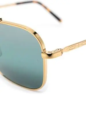 Ray-ban Rectangular Aviator Sunglasses - Gold