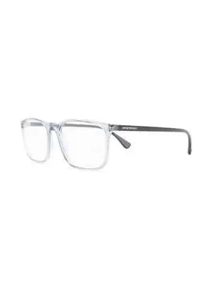 Emporio Armani Square Frame Eyeglasses - Neutrals