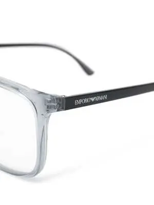 Emporio Armani Square Frame Eyeglasses - Neutrals